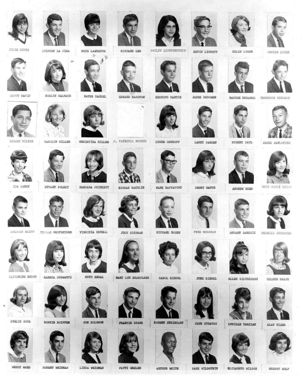 THOMAS WILLIAMS Junior High Class of 1965